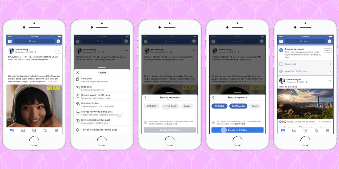 Facebook Keyword Snooze Feature Helps Control Your Feed - Betches