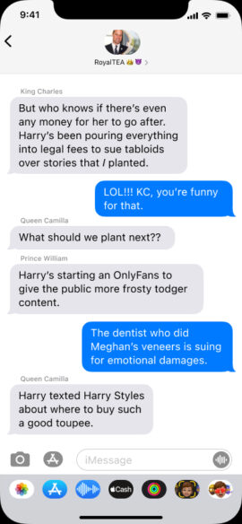 The Royal Family Group Text Goes IN On Harry & Meghan - Betches
