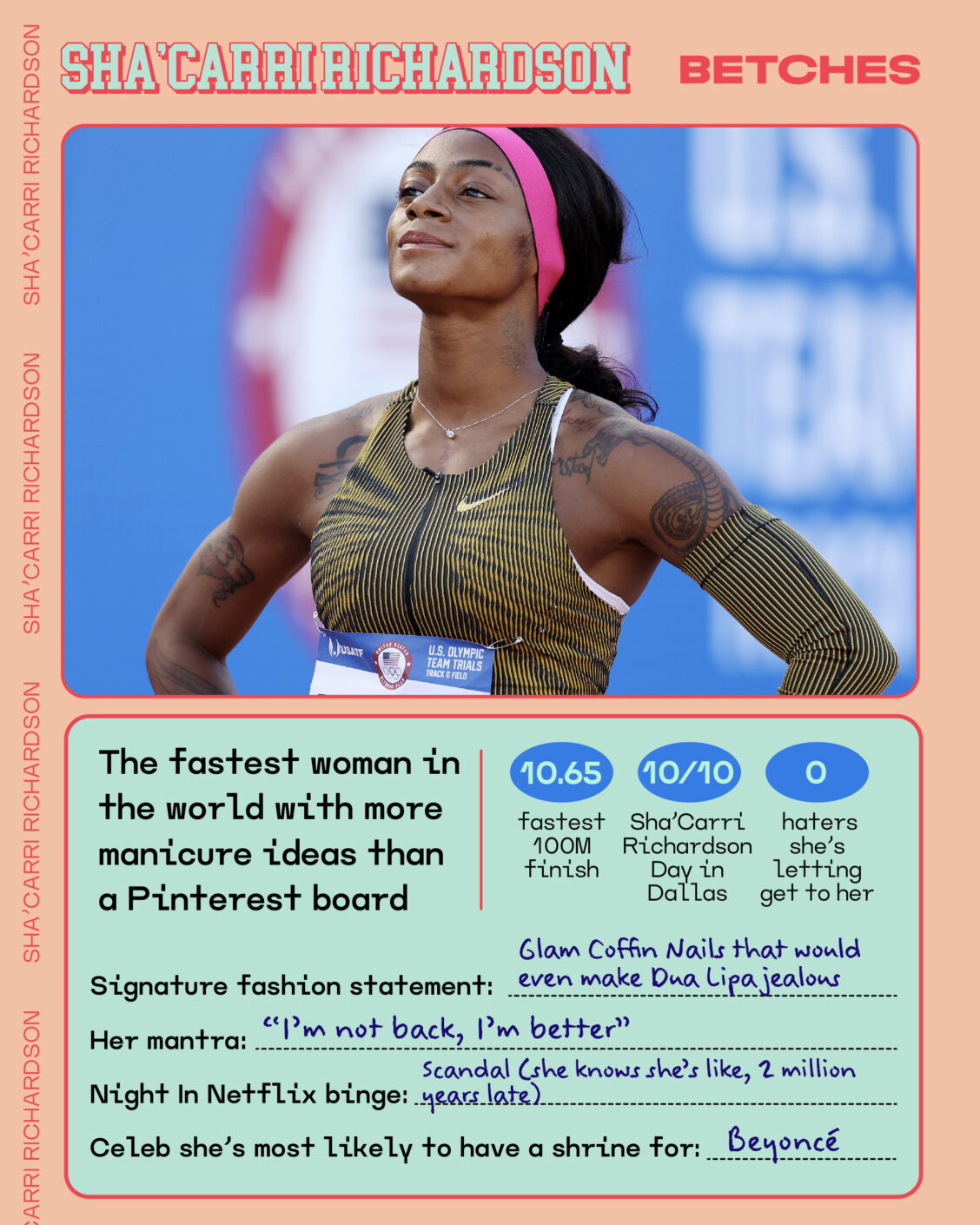 Paris Olympic Athletes Team USA Trading Cards - Betches