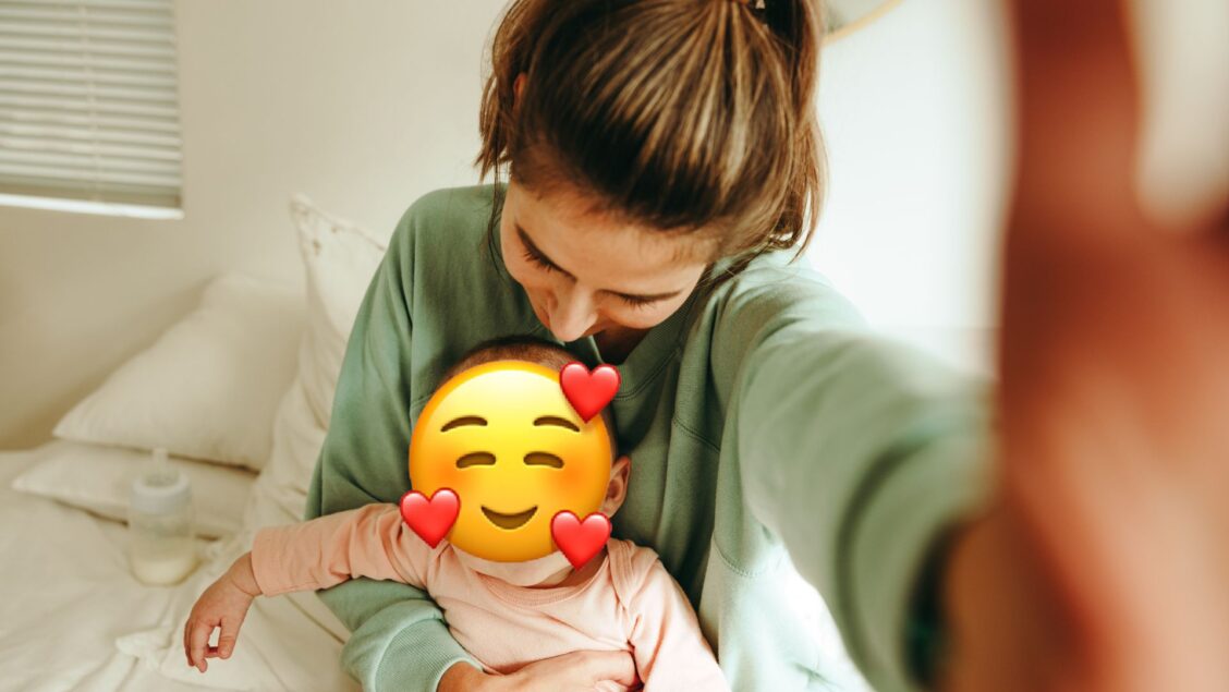 Stop Covering Your Baby's Face On Social Media, Do This Instead - Betches