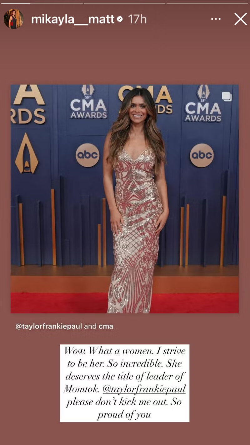 Taylor Frankie Paul CMA MomTok Drama, Explained - Betches